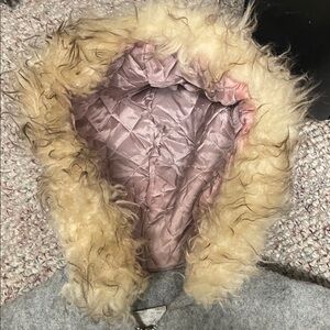 Vintage | Jackets & Coats | Vintage 0 Wool Real Sherling Accented Hood ...